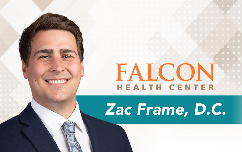 Zac Frame, D.C., joins Falcon Health Center